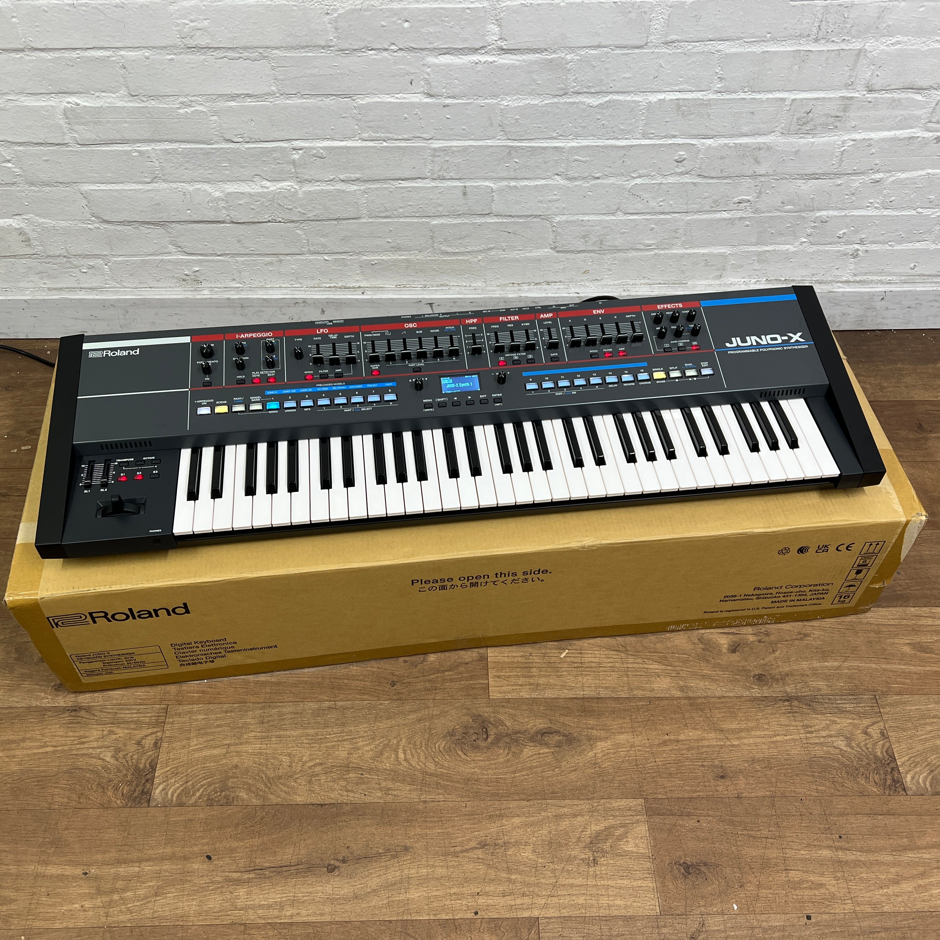 Roland Juno X Keyboard; Serial No: Z4P3277 | Second Hand | Bonners Music