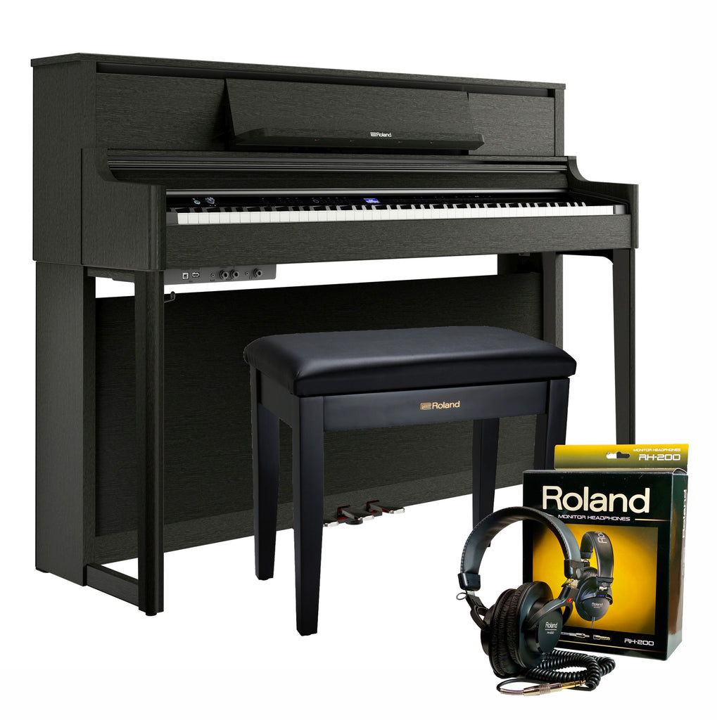 Roland LX5 Digital Piano Premium Package; Charcoal Black | Bonners Music