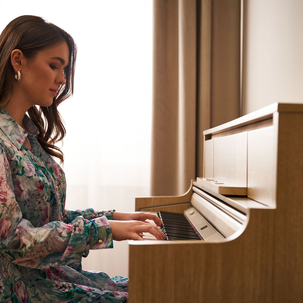 Roland LX5 Digital Piano Premium Package; Light Oak | Bonners Music