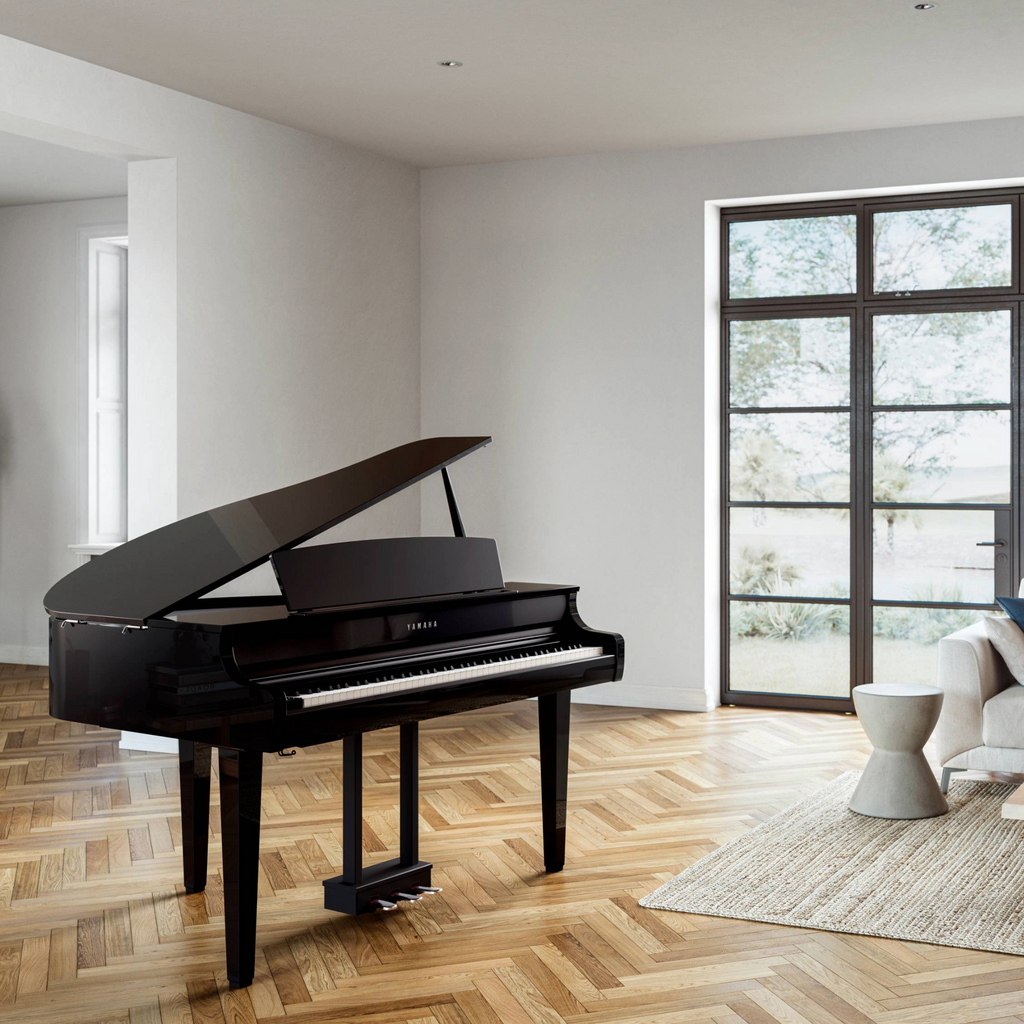 Yamaha CLP865GP Digital Grand Piano; Polished White | Bonners Music