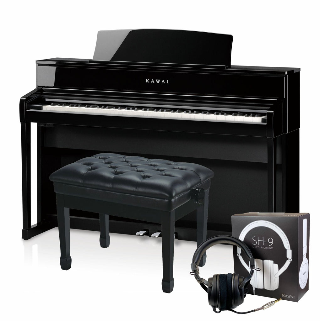 Kawai CA701 Digital Piano Concert Package; Polished Ebony | Bonners Music