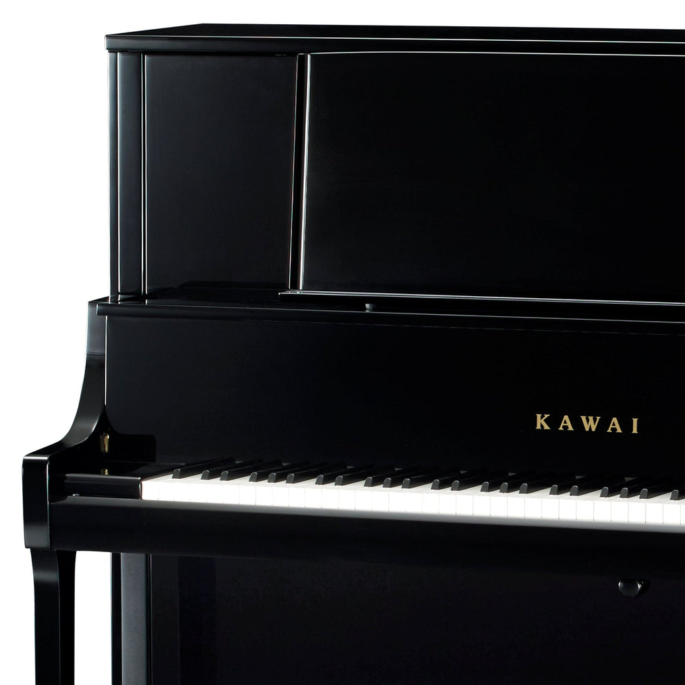 Kawai K800-AS Upright Piano; Polished Ebony | Bonners Music